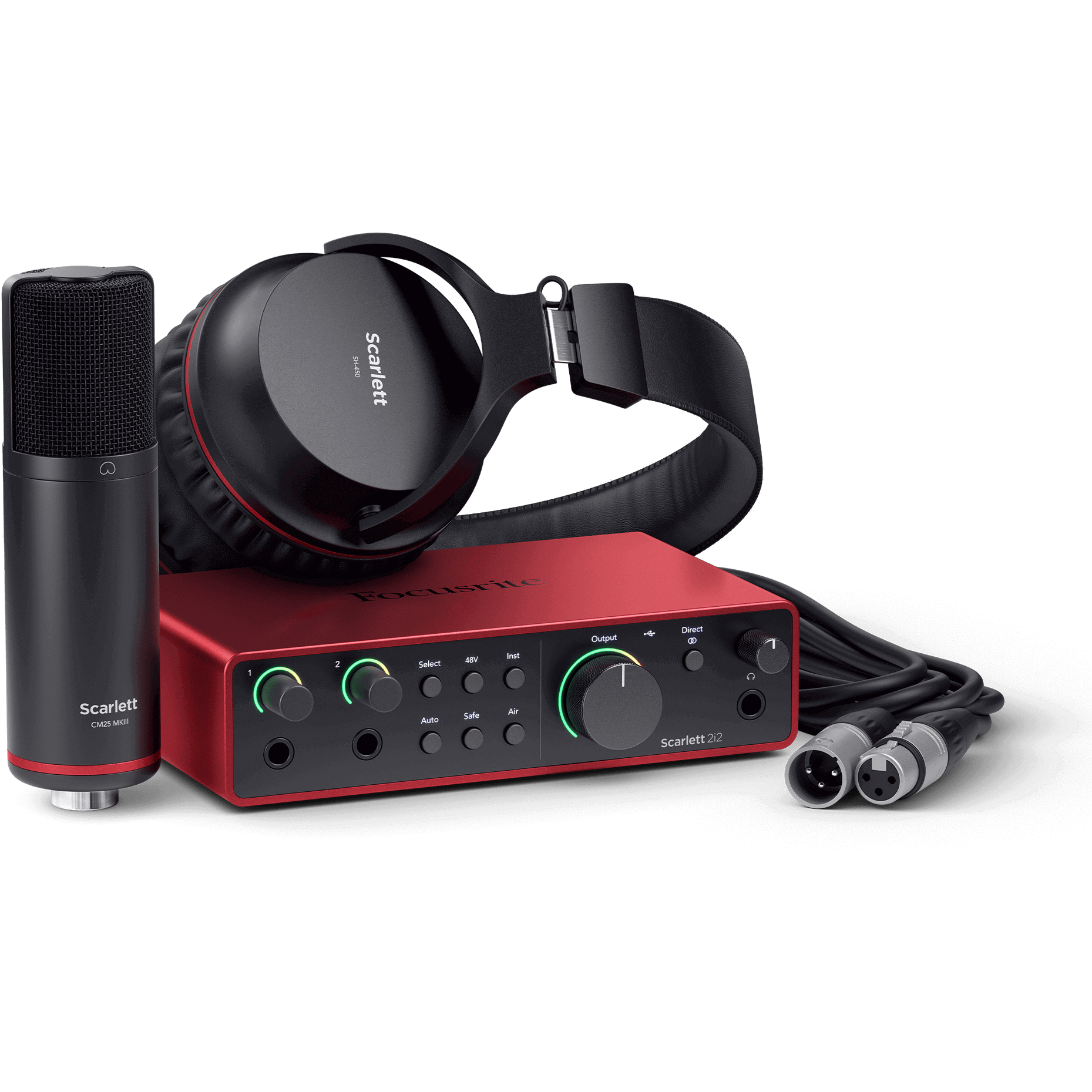 Focusrite Scarlett 2i2 Studio 4th Gen Complete Recording Package – Deep Tone Music