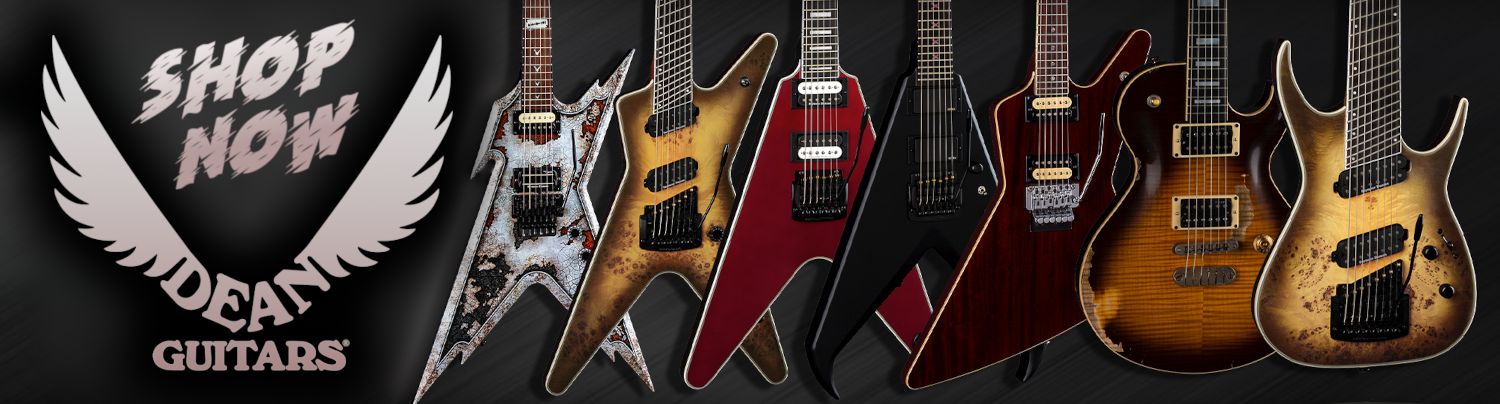 Dean ML Dean From Hell Blue Lightning Bolt Electric Guitar – Deep Tone ...