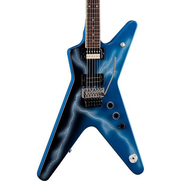 Dean ML Dean From Hell Blue Lightning Bolt Electric Guitar – Deep Tone ...