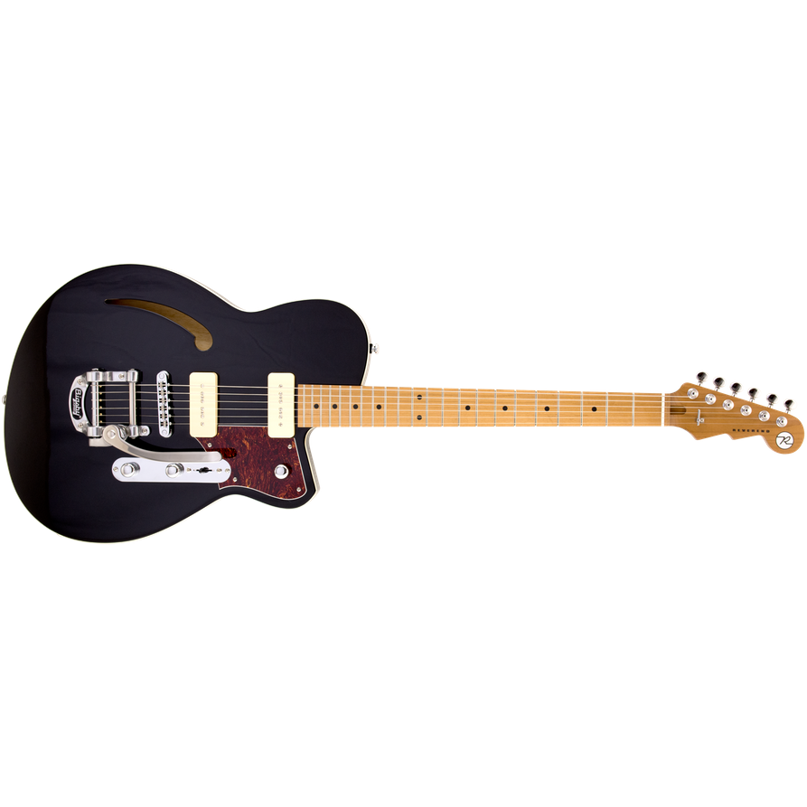 Reverend Club King 290 Midnight Black w/ Bigsby – Deep Tone Music